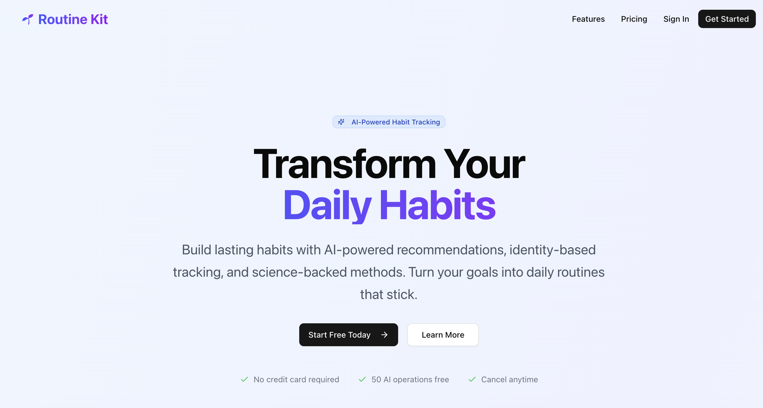 Routine Kit - Build Better Habits